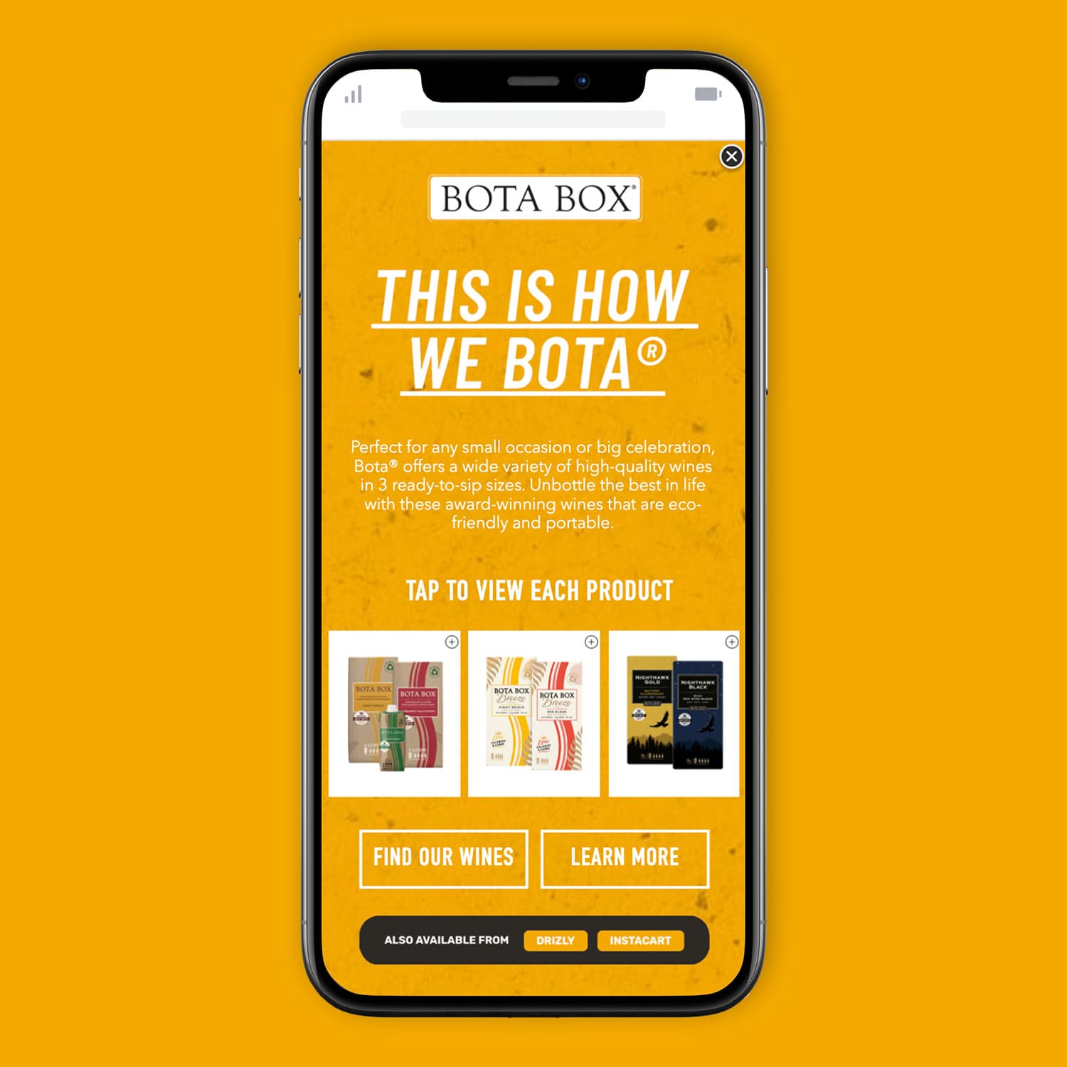 BOTA BOX WINE – Coastal Digital Group